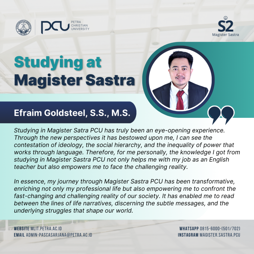 Universitas Kristen Petra | Master's Program in Literature